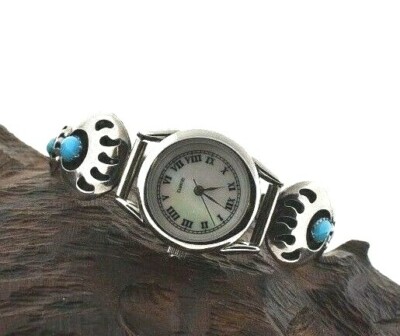 Bea Tom Sterling Silver with Turquoise Watch | eBay