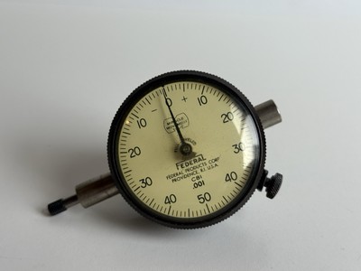 Federal No. C81 Dial Test Machinist Indicator .001" Mill Metal Lathe ...