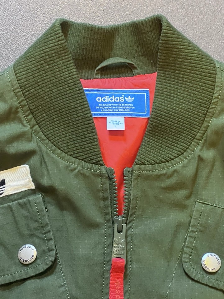 Rare! Adidas Star Wars Millenium Falcon YT 1300 Flight Jacket L / XL 46 ...