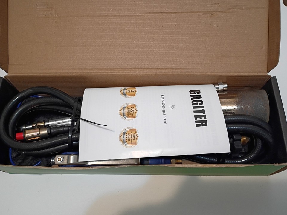 Propane Torch Kit Heavy Duty Weed Roof , Asphalt, Ice, with Built in ...