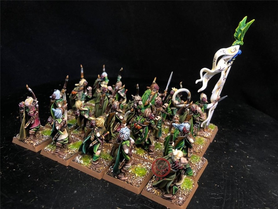 Warhammer The Old World DPS painted Wood Elf Realms Glade Guard SK6515 ...