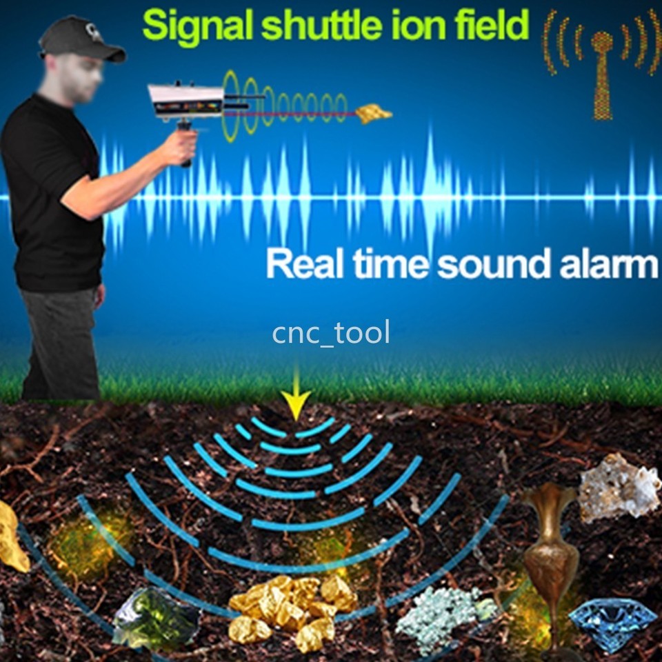 Long Range GR Deep Seeker Gold Metal Detector Laser 3D Ground Imaging ...