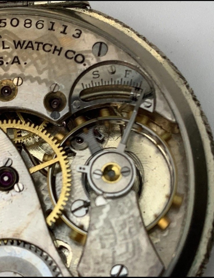 Antique Elgin Model 3 pocket watch, 17 jewels, from 1922, gold-filled ...