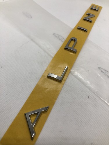 Logo Alpine RENAULT Sport Black Badge Acronym Original 6020018483 A110 ...