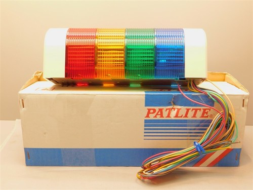 Patlite WM-402FBEN Wall Mount Signal Tower 24VDC w/Flashing/Buzzer R,A ...