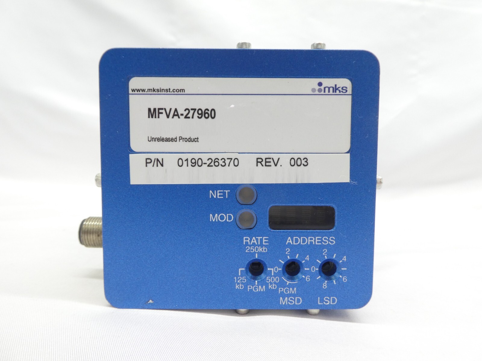 MKS Instruments MFVA-27960 Mass Flow Verifier πMFV AMAT 0190-26370 ...