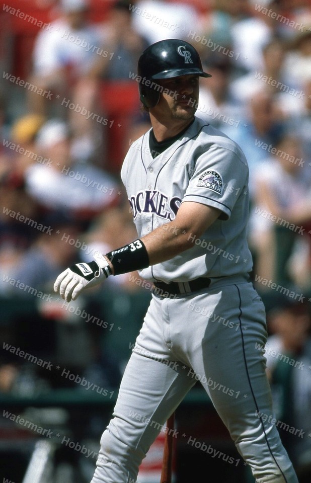 Larry Walker COLORADO ROCKIES 1999 MLB Baseball Original 35mm Photo ...