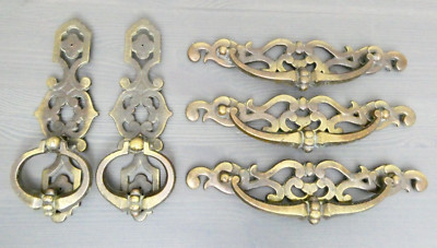 Drawer Pulls - Brass Back Plates