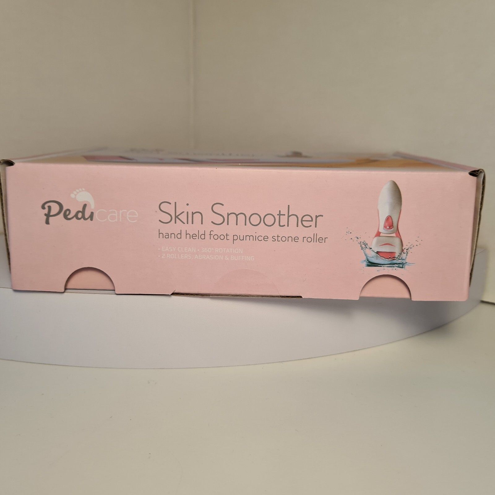 PediCare Skin Smoother Hand Held Foot Pumice Stone Roller 2 Replacement ...