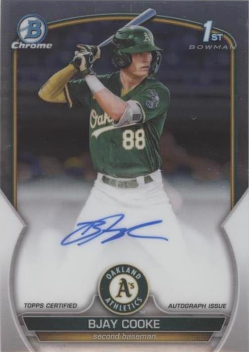 2023 Bowman Chrome - Prospect Autographs Bjay Cooke #CPA-BCE (AU, RC ...