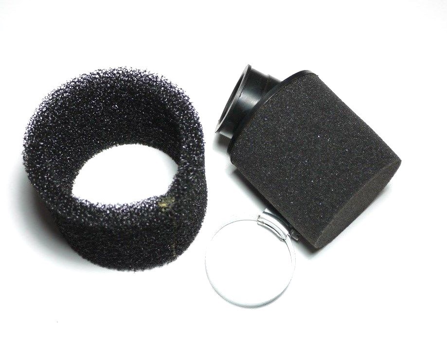 38mm Foam Air Cleaner Filter Honda Yamaha Suzuki Motorcycle ATV Dirt ...