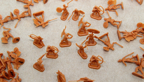 Lot Of 48 Revell Aztecs Conquest Of Mexico 1/72 Scale Plastic Figures ...