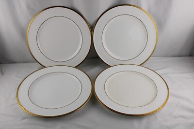 Gumps Pfaltzgraff Bone China Hanover Creamy White Thick Gold Trim Set 4 ...