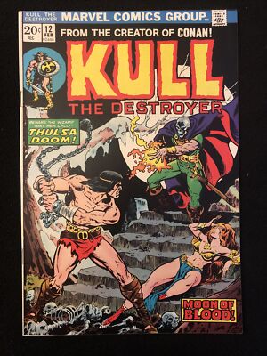 KULL 12 7.5 MARVEL 1974 THULSA DOOM RED HEAD HOTTIE EH | eBay