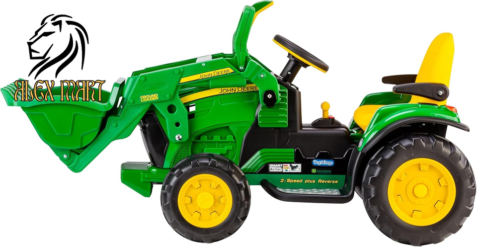 Peg Perego John Deere Ground Loader 12 Volt Battery Powered Ride On ...