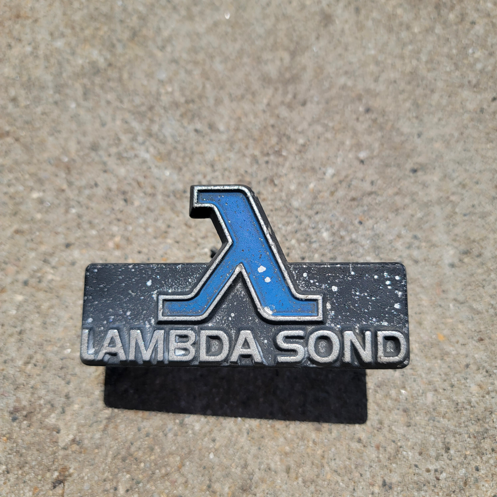 Volvo 240 Lambda Sond Grill Badge Worn Finish Rare Aluminum Emblem 244 245 242 | eBay