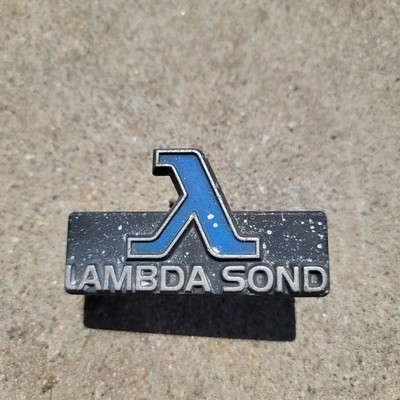 Volvo 240 Lambda Sond Grill Badge Worn Finish Rare Aluminum Emblem 244 ...