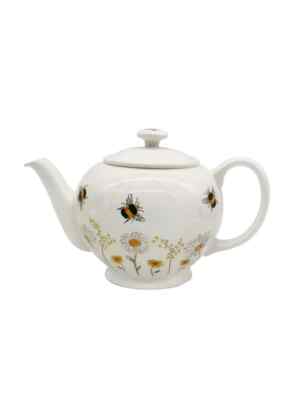 New Bee Happy Teapot Modern Style Tea Serving Pot Stoneware Traditional ...