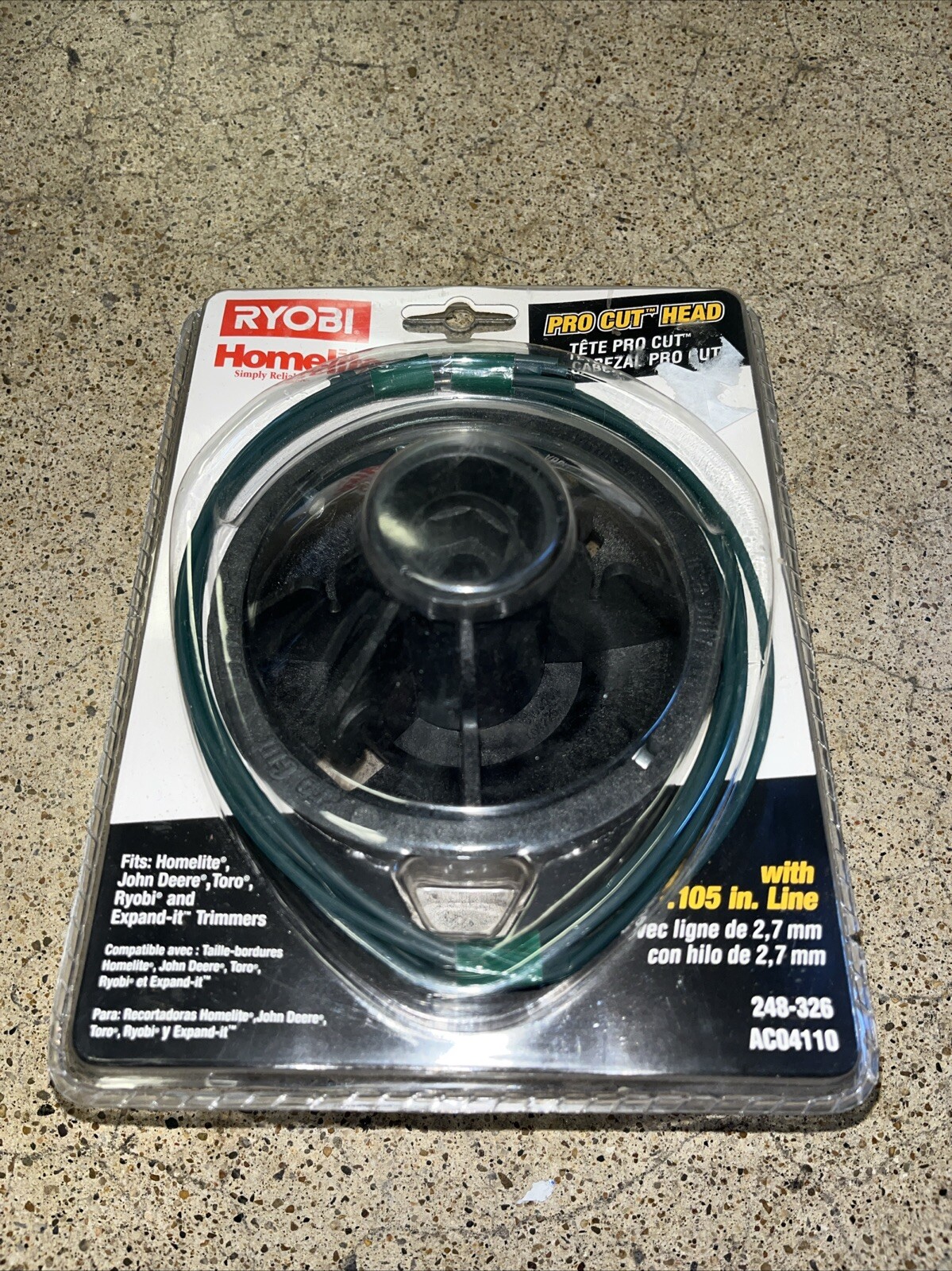 Ryobi Trimmer Pro Cut Head With .105" Line Homelite John Deer Toro | eBay