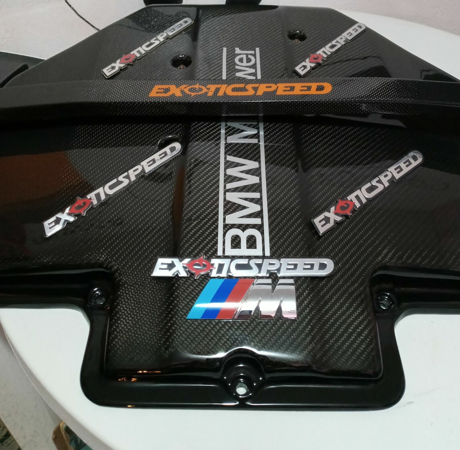 EXOTICSPEED RCF Carbon fiber front strut tower bar BMW E39 525/528/530 ...