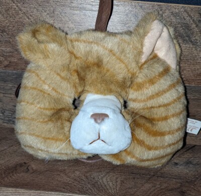 RARE CHOSUN CAT MASK PLUSH STUFFED ANIMAL MASK OF A CAT TABBY | eBay