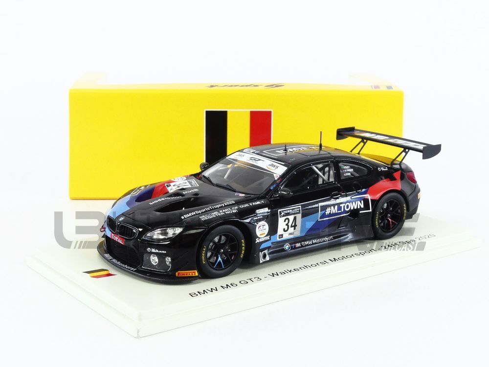 SPARK 1/43 - BMW M6 GT3 - WALKENHORST MOTORSPORT 24H SPA 2020 SB411 | eBay