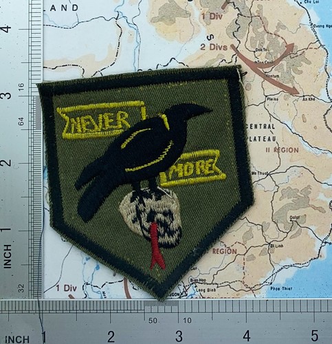 PATCH , USAF Vietnam Ravens FAC Laos Nevermore red Patch , t9-643 | eBay