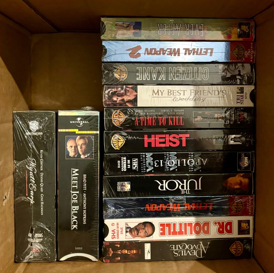 34 VHS Tapes SEALED Vintage Blockbuster Mixed Lot Various Totkex | eBay