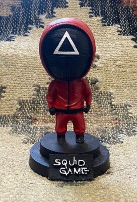 NEW!! Handmade statue squid game , in black and red color | eBay