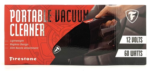 Firestone Portable Vacuum Cleaner Lightweight 12 V 60 W 9 Foot Outlet ...