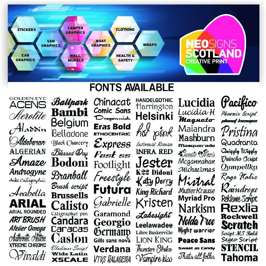 Lwb Van Panel Wrap Kit Sign Writing Vehicle lettering Livery signs ...