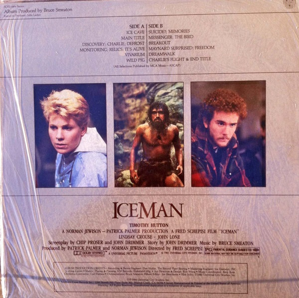 ICEMAN Original Motion PictureSoundtrack LP, Bruce Smeaton 1984 | eBay