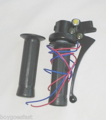 80cc Motorized bike GAS ENGINE parts - throttle with kill switch ...