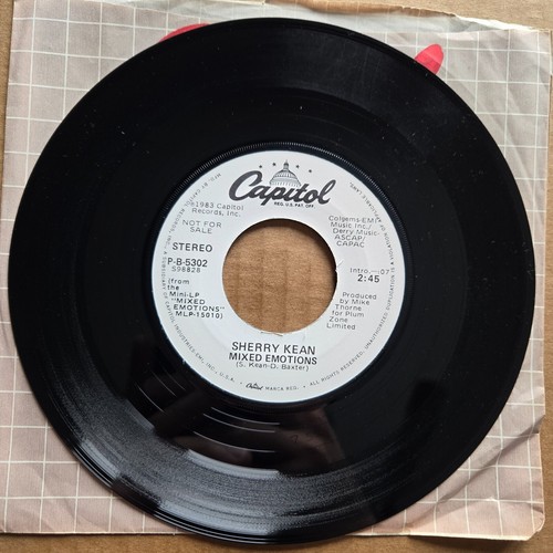 SHERRY KEAN Mixed Emotions DJ PROMO Capitol 45 7" Record Vinyl Records ...