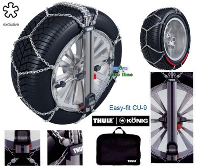 Catene Thule (konig) Easy-fit CU-9 gruppo 055 - 9 mm 165/65-15 | eBay
