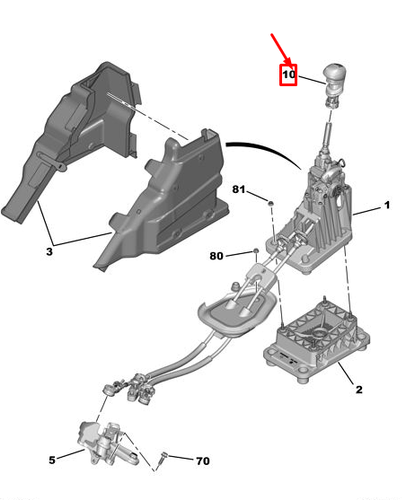 CITRO N C5 AIRCROSS Gear Shifting Knob 98145873ZD New Genuine | eBay UK