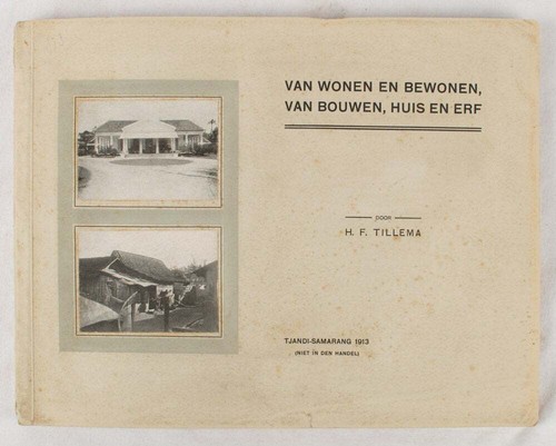 H F TILLEMA, HENDRIK FREERK / Van Wonen en Bewonen Van Bouwen Huis en ...