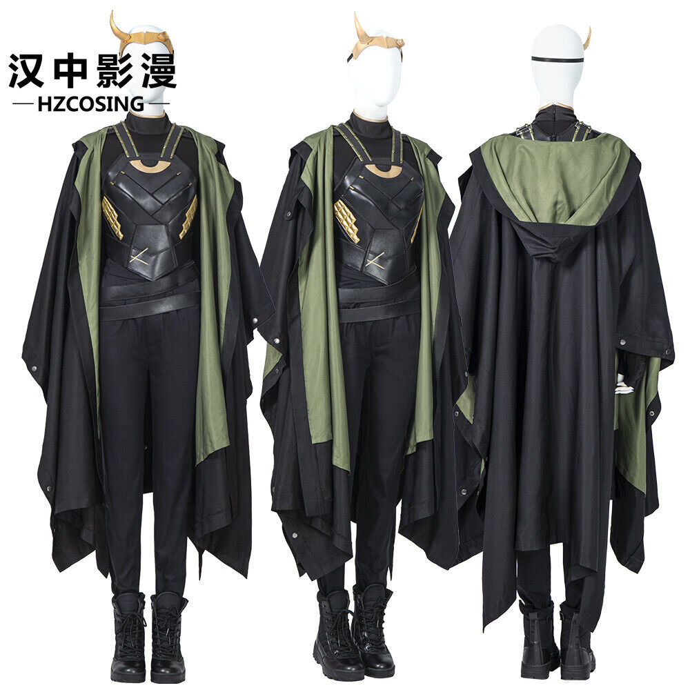 Female Loki Cosplay Sylvie Costume Women Cloak Loki Variant Suits