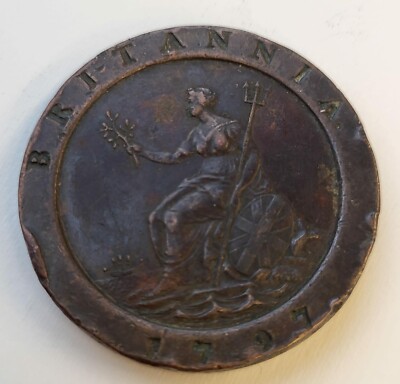 Great British Cartwheel Two Pence Coin 1797 | eBay UK