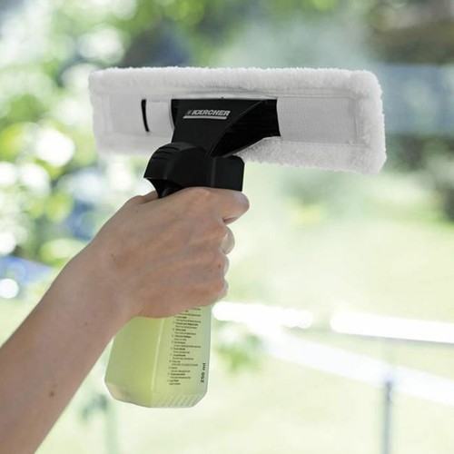 6 x KARCHER WV75 Window Vacuum Cloths Covers Spray Bottle Glass Vac ...