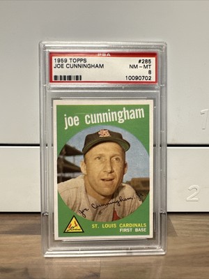 1959 Topps Set #285 Joe Cunningham PSA 8 stunner | eBay
