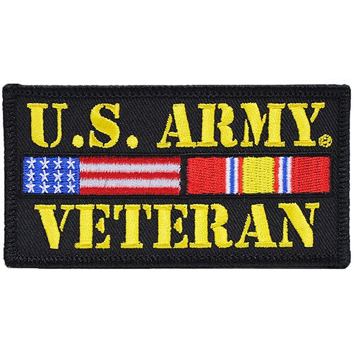 U.S. Army Veteran Patch ,Iron-On (4" x 2- 1/8") | eBay