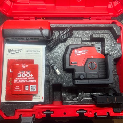 Milwaukee 3622-21 M12 12V Green 125 ft. Cross Line / Plumb Point Laser ...