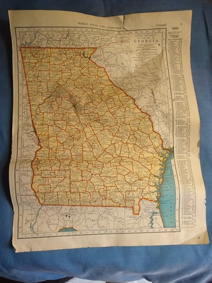 United States (Pre-1900) - Georgia Map