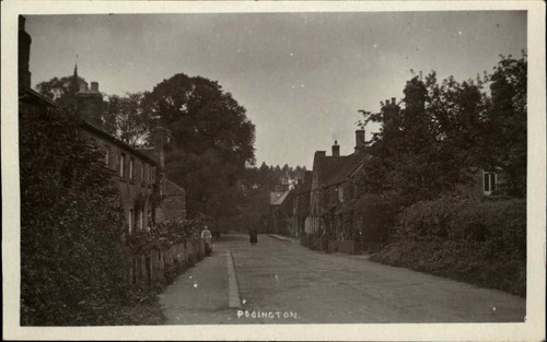 PODINGTON BEDFORDSHIRE Street Scene Vintage RPPC Real Photo Postcard | eBay