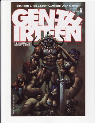 Gen 13 #1 Conan Variant Frazetta Homage Cover 1995 Image Comics VF+ | eBay