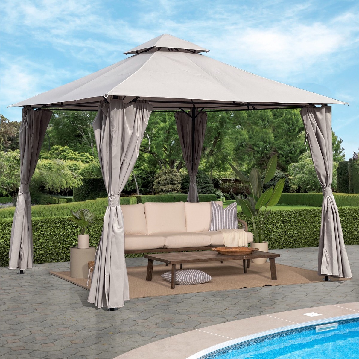 Outdoor Gazebo Curtains