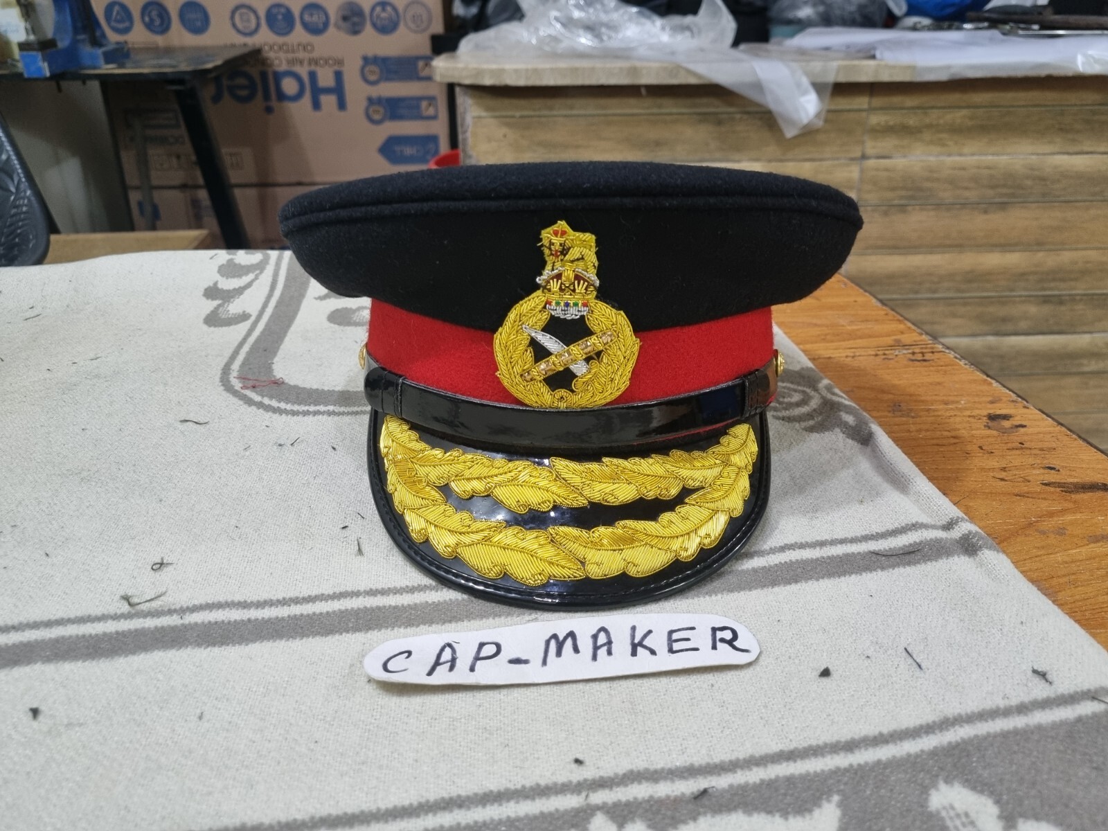 British Army General, Lieutenant General, Major General Peaked Cap ...