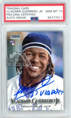 Vladimir Guerrero Jr 2019 Stadium Club "Vladdy Jr" Auto RC Card #301 ...