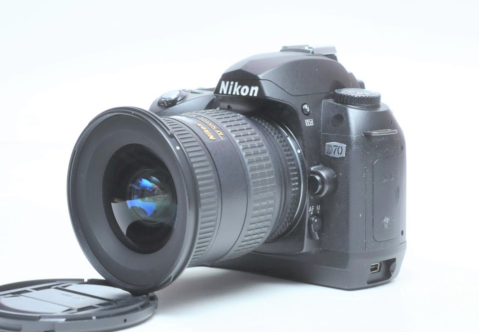 Nikon D70 DSLR Camera W/ AF 18-35mm F3.3-4.5D FX Lens | eBay
